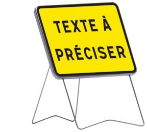 Panneaux temporaires type KC1 - Alf'Mat